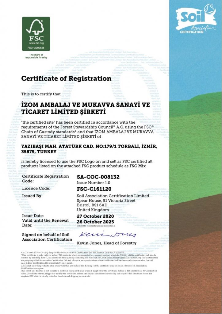 Belgelerimiz - İzom Ambalaj